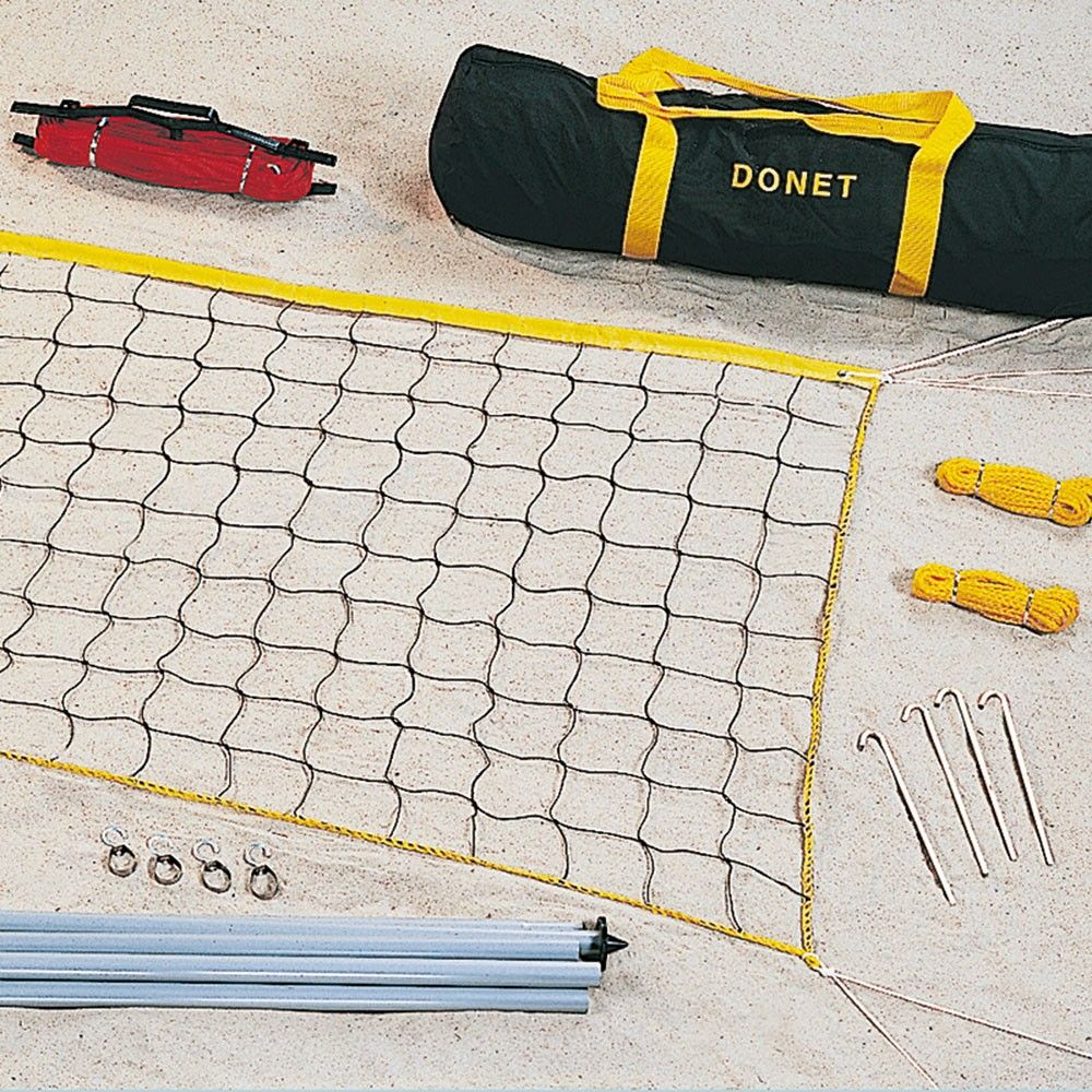 Volleyball-Freizeit-Set, PE 2 mm, Netzmaß 9,50 x 1,00 m | 7213-2